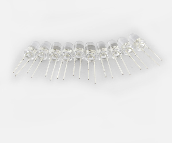 Flashing Led Diode 10-Pack 3mm Flashing White LEDs - Super Bright Slow ...